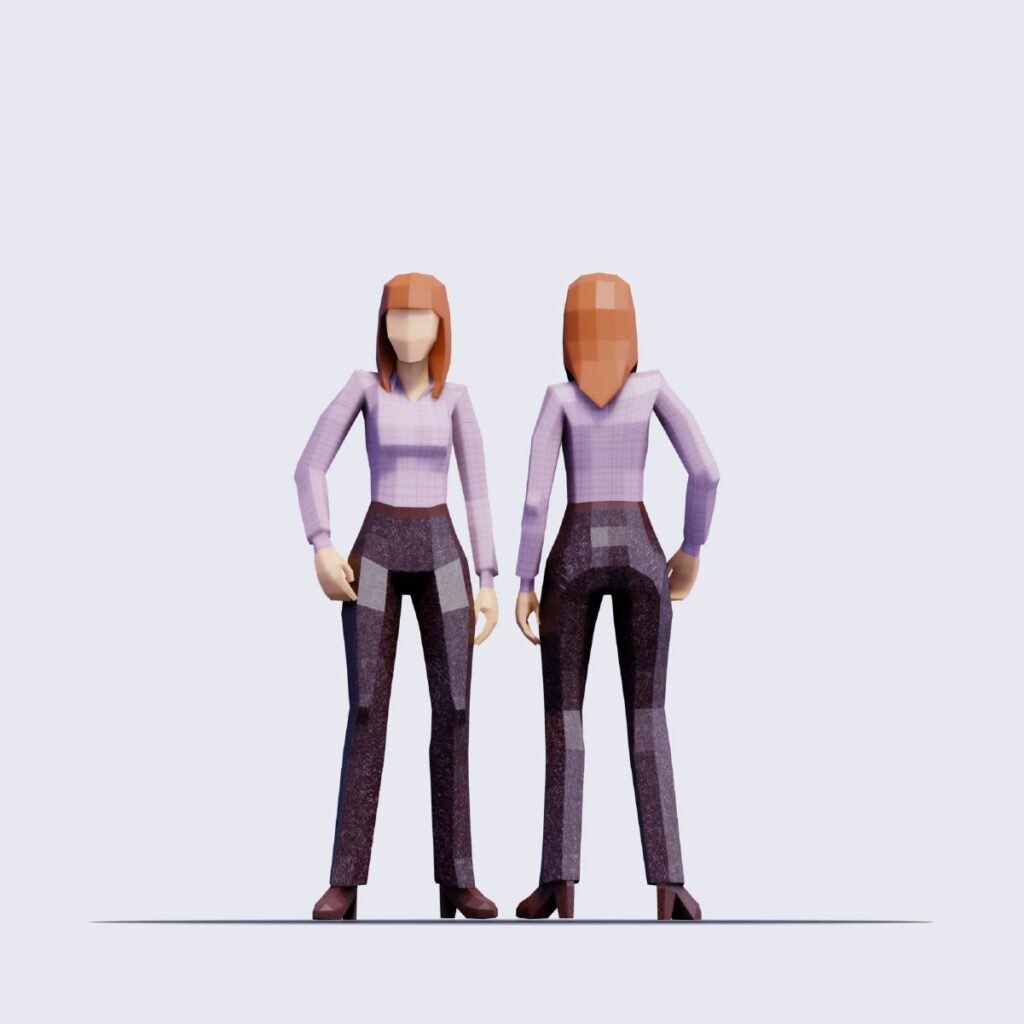 [3D] Low Poly Business People Pack - Animated & Rigged ⋆ Studio Ochi