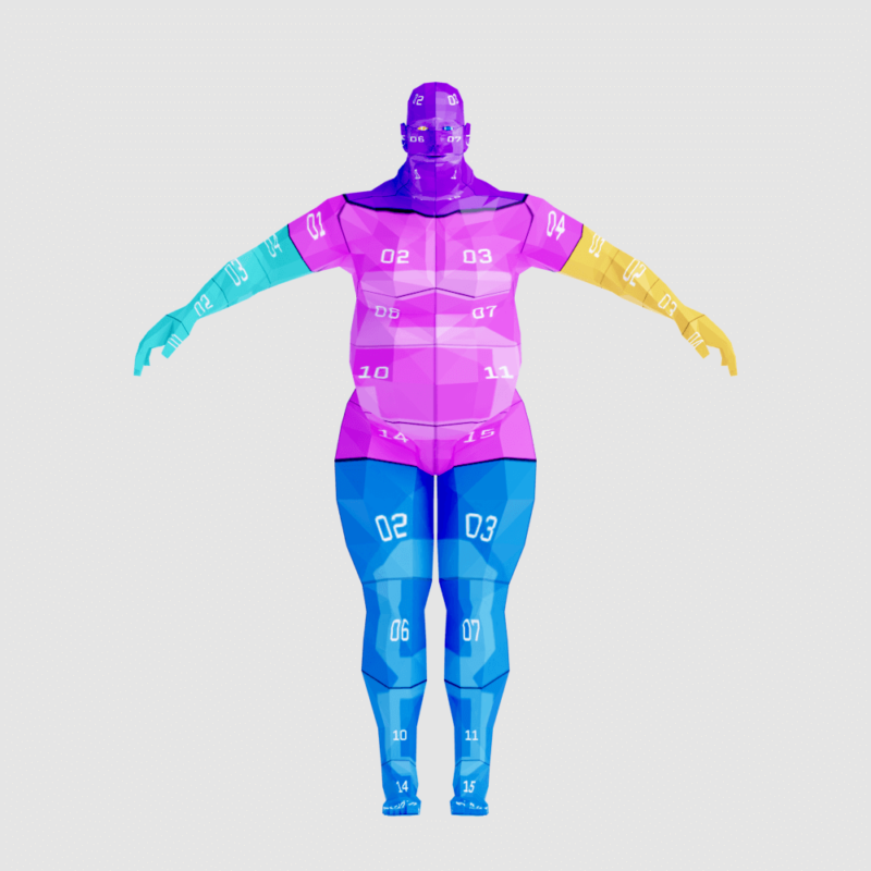[3D] Fat Man Base Mesh ⋆ Studio Ochi