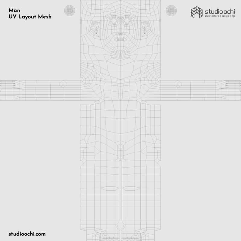 [3D] Low Poly Hands Base Mesh ⋆ Studio Ochi