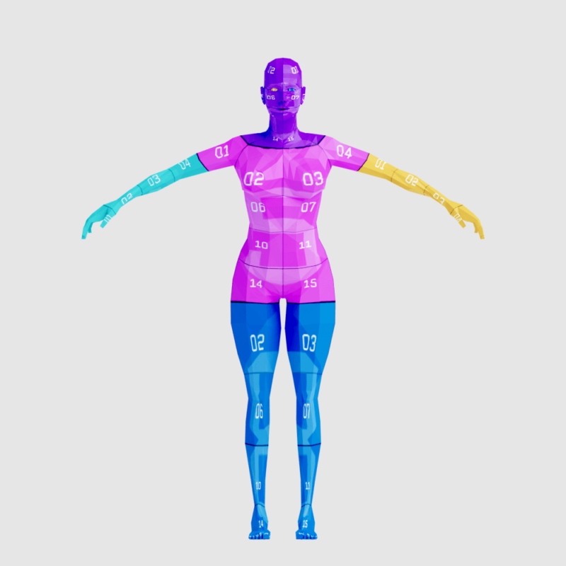 [3D] Fit Woman Base Mesh ⋆ Studio Ochi