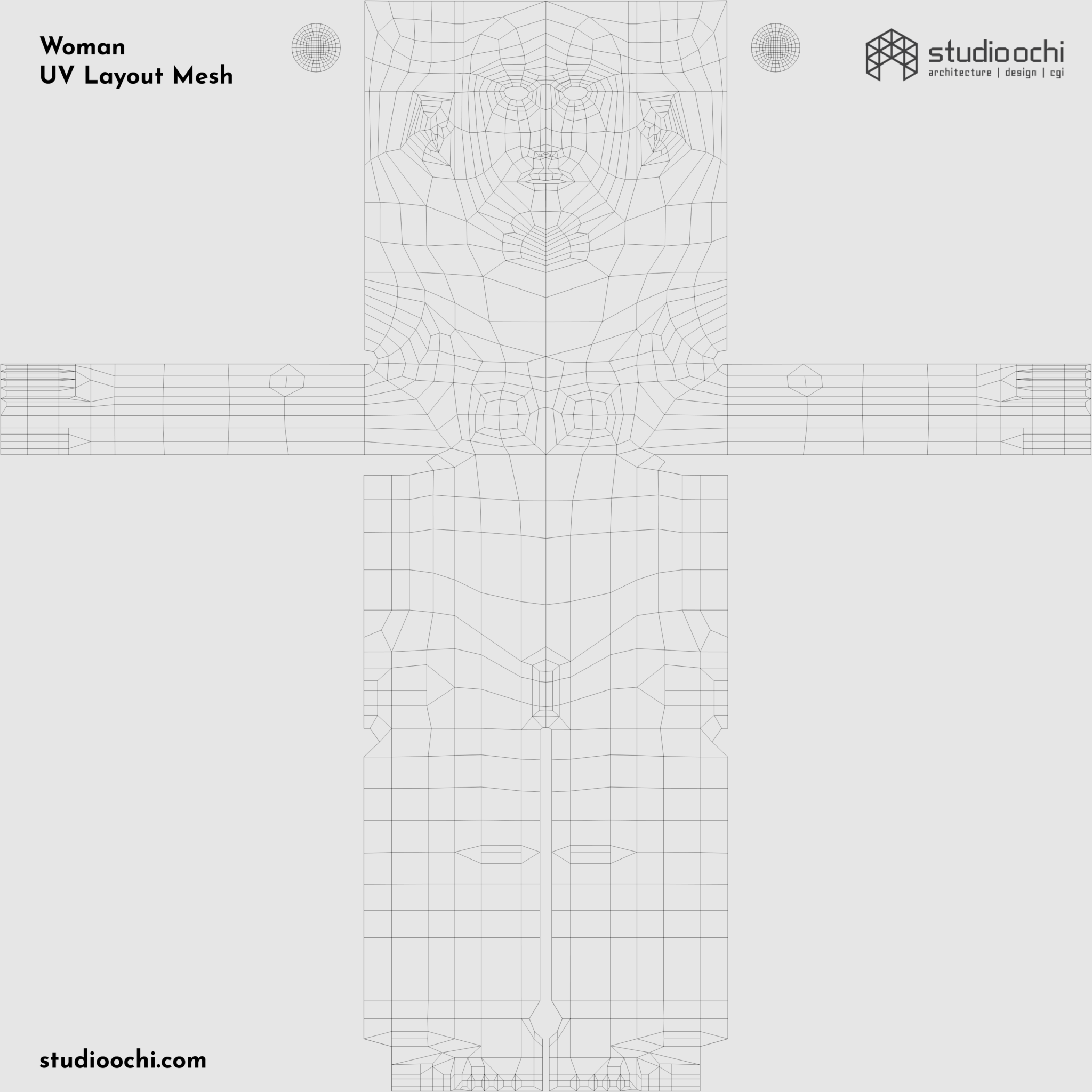 [3D] Low Poly Hands Base Mesh ⋆ Studio Ochi