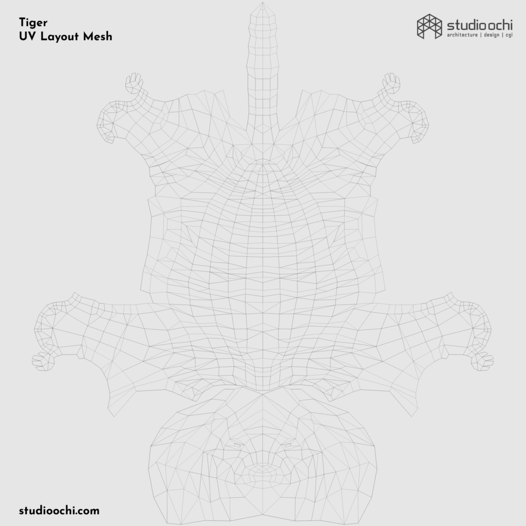 Low poly [3D] Low Poly Tiger 3D Model ⋆ Studio Ochi