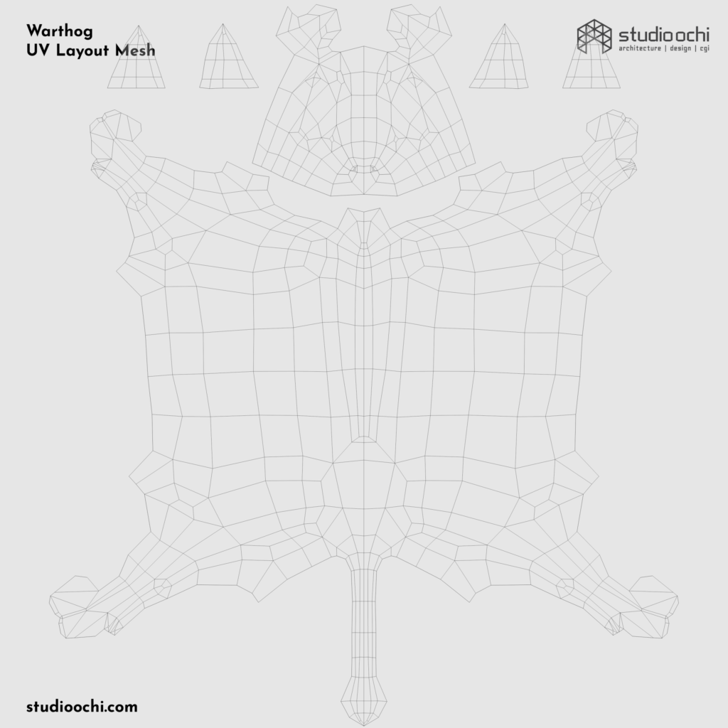 [3D] Low Poly Warthog ⋆ Studio Ochi