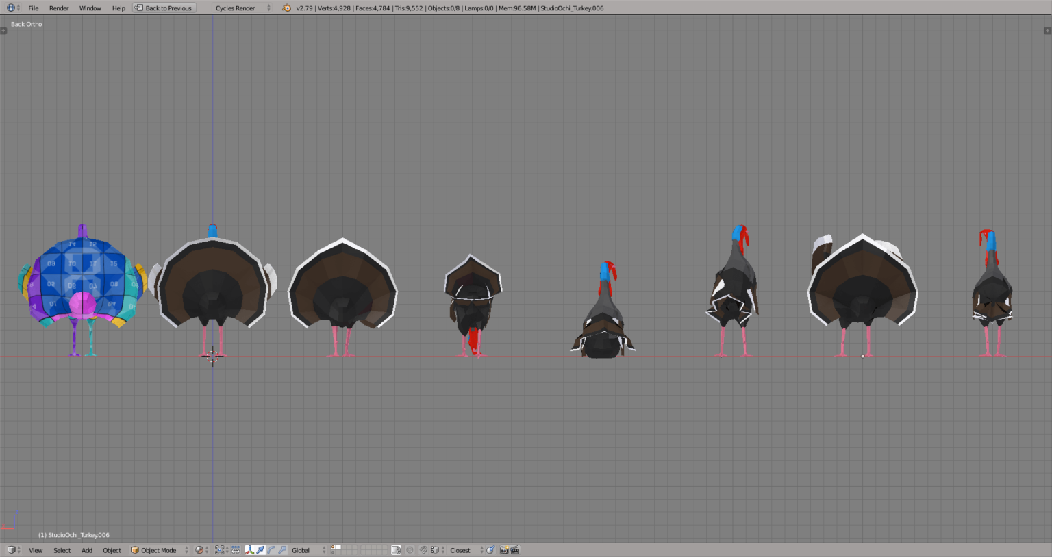 [3D] Low Poly Turkey ⋆ Studio Ochi