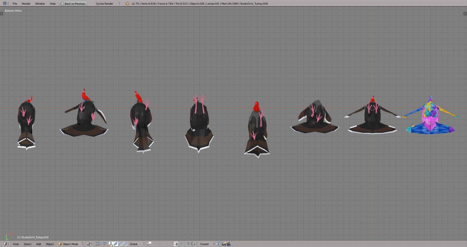 [3D] Low Poly Turkey ⋆ Studio Ochi