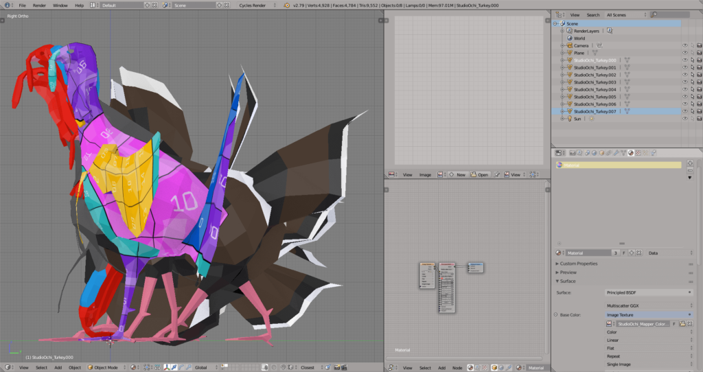 [3D] Low Poly Turkey ⋆ Studio Ochi