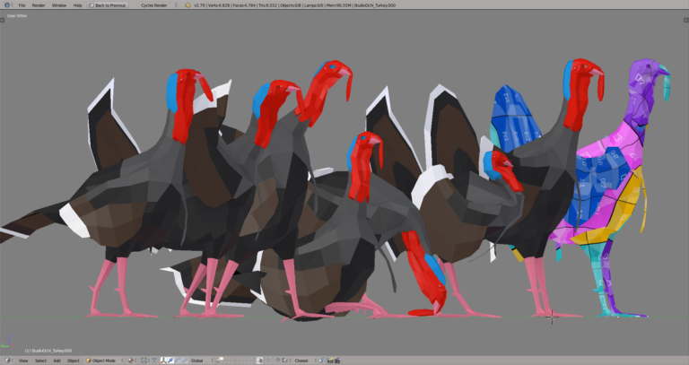 [3D] Low Poly Turkey ⋆ Studio Ochi