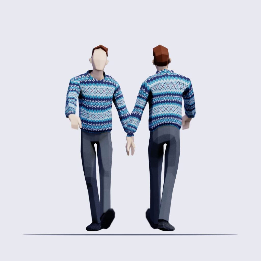 [3D] Low Poly Autumn People Pack - Animated & Rigged ⋆ Studio Ochi