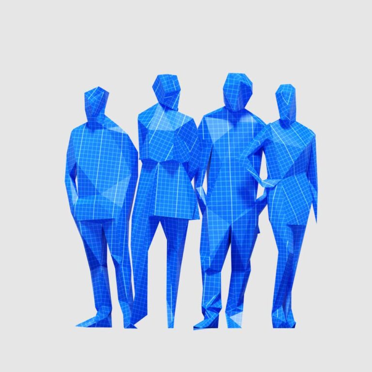 20 Models [3D] Free Low Poly People Pack ⋆ Studio Ochi