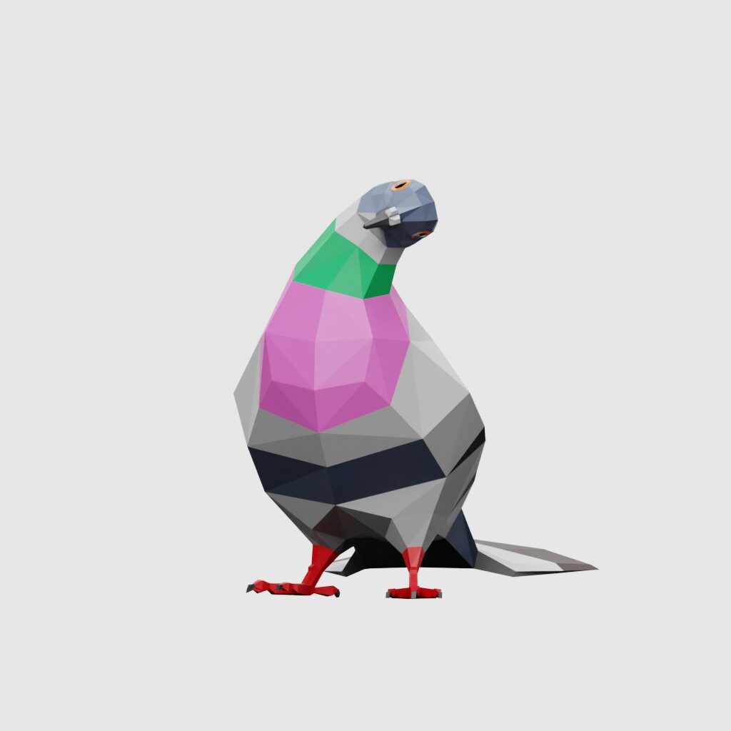 [3D] Low Poly Pigeon ⋆ Studio Ochi